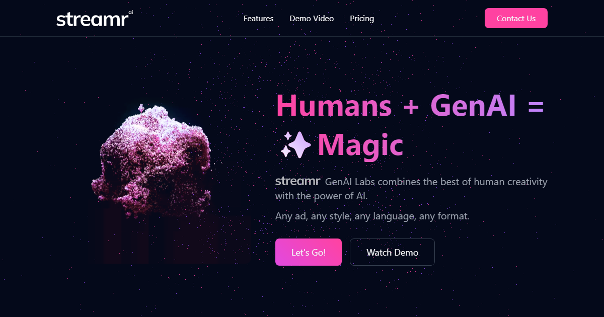 Streamr GenAI Labs - AI-Enhanced Creative Services